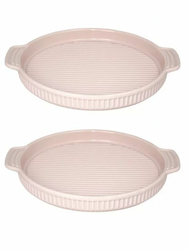 Набор форм для запекания 2шт / Фарфор, 25х3см / Lenardi