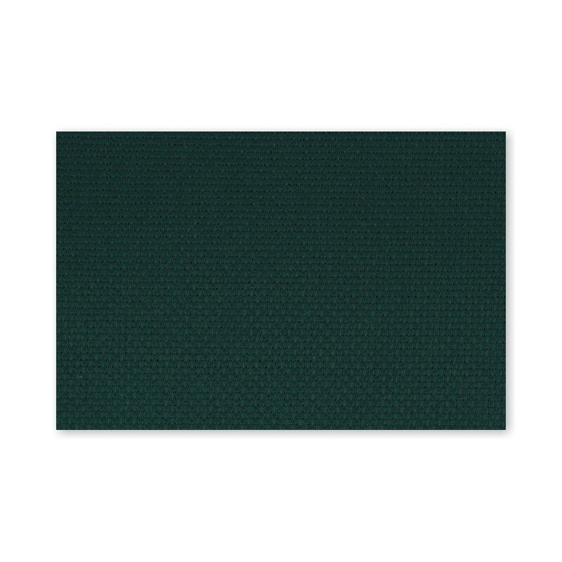 Канва K04 Gamma Aida №14 цв. Фасовка 100% хлопок 150 x 100 см +- 2 см т. зелёный