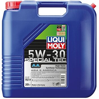 LIQUI MOLY Моторное масло Liqui Moly Special Tec AA 5W30 НС-синтетическое 20л