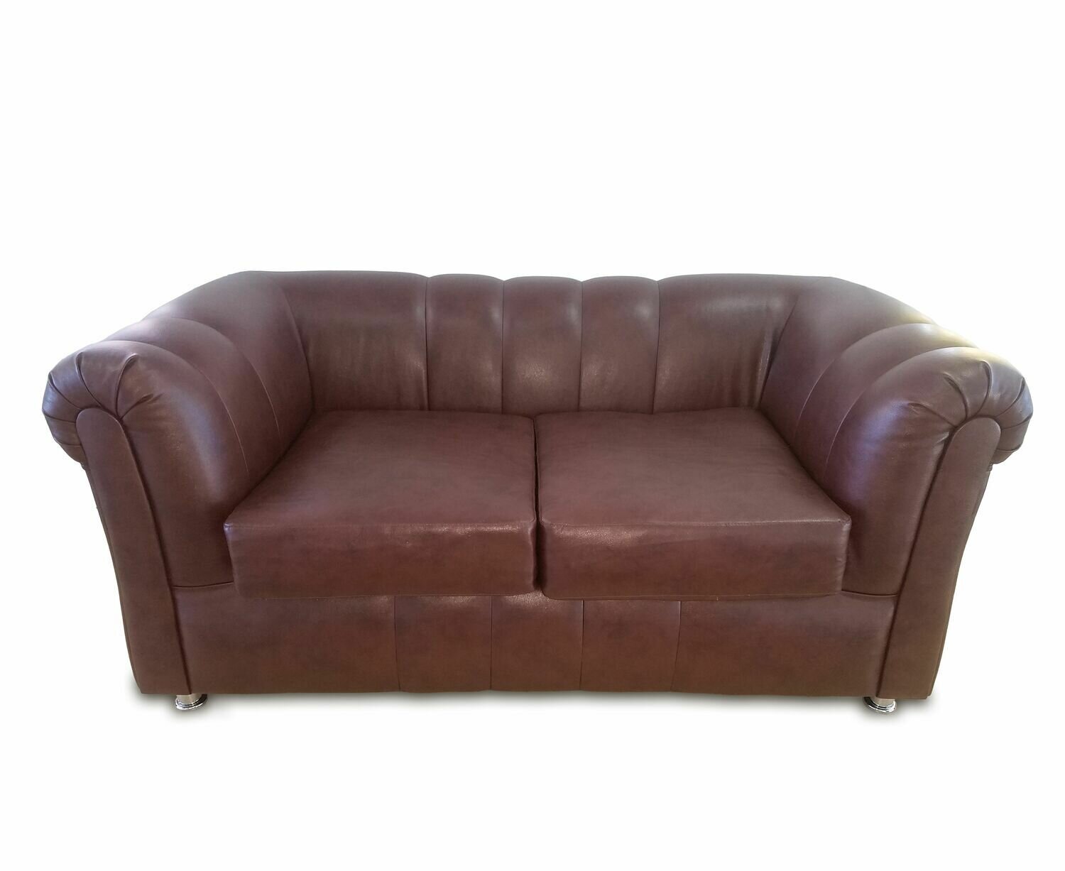 Диван Fotodivan Брайтон 2-х местный Коричневый Размеры: Высота 750мм Глубина 850мм Ширина 1600мм