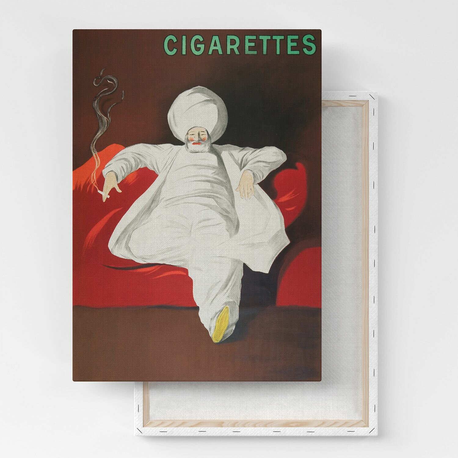 Картина на холсте, репродукция / Леонетто Каппьелло - JOB Cigarettes / Размер 30 x 40 см