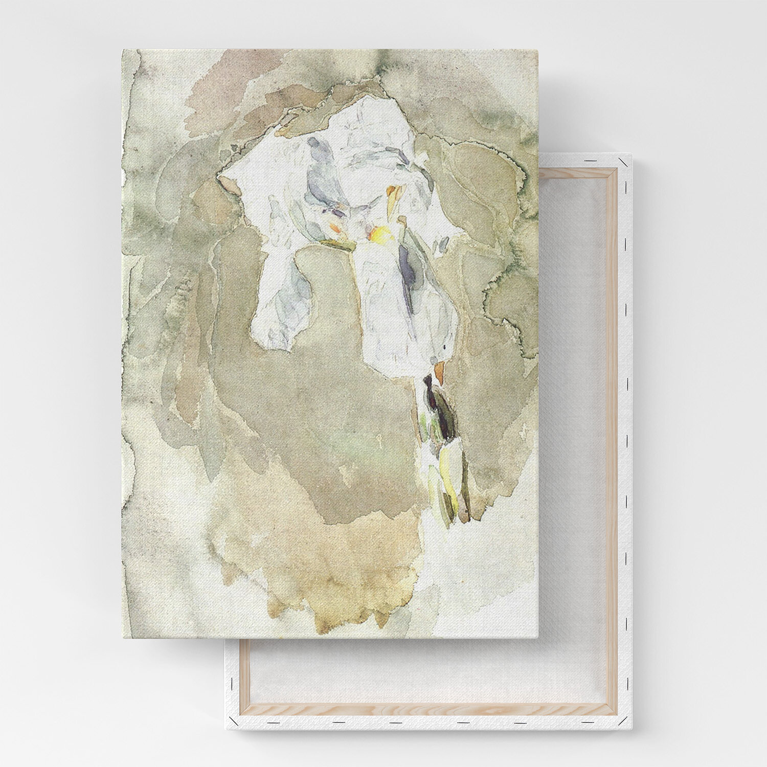 Картина на холсте, репродукция / Михаил Врубель - Белый ирис / Размер 30 x 40 см