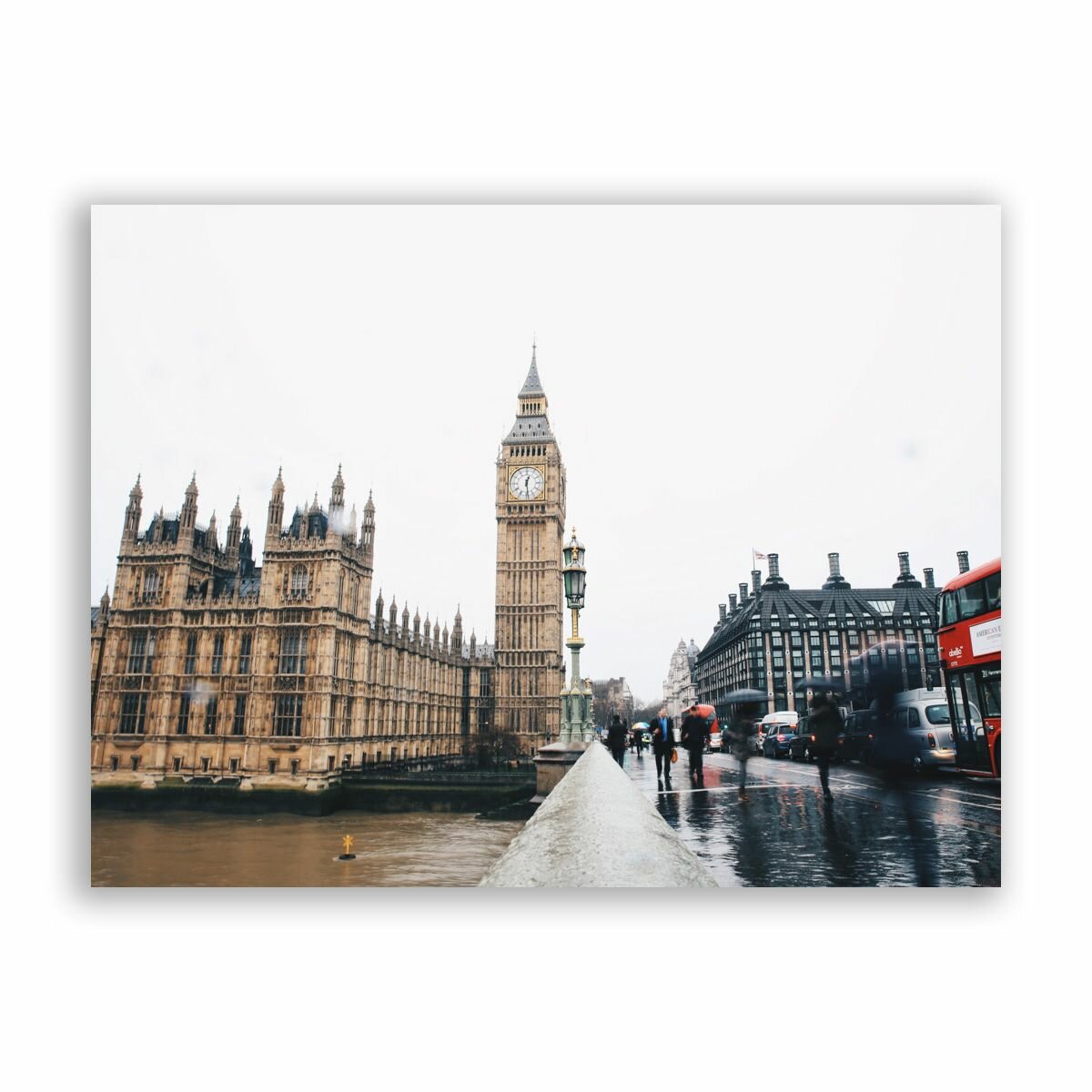 Постер, плакат на бумаге / Big Ben / Биг-Бен / Размер 40 x 53 см