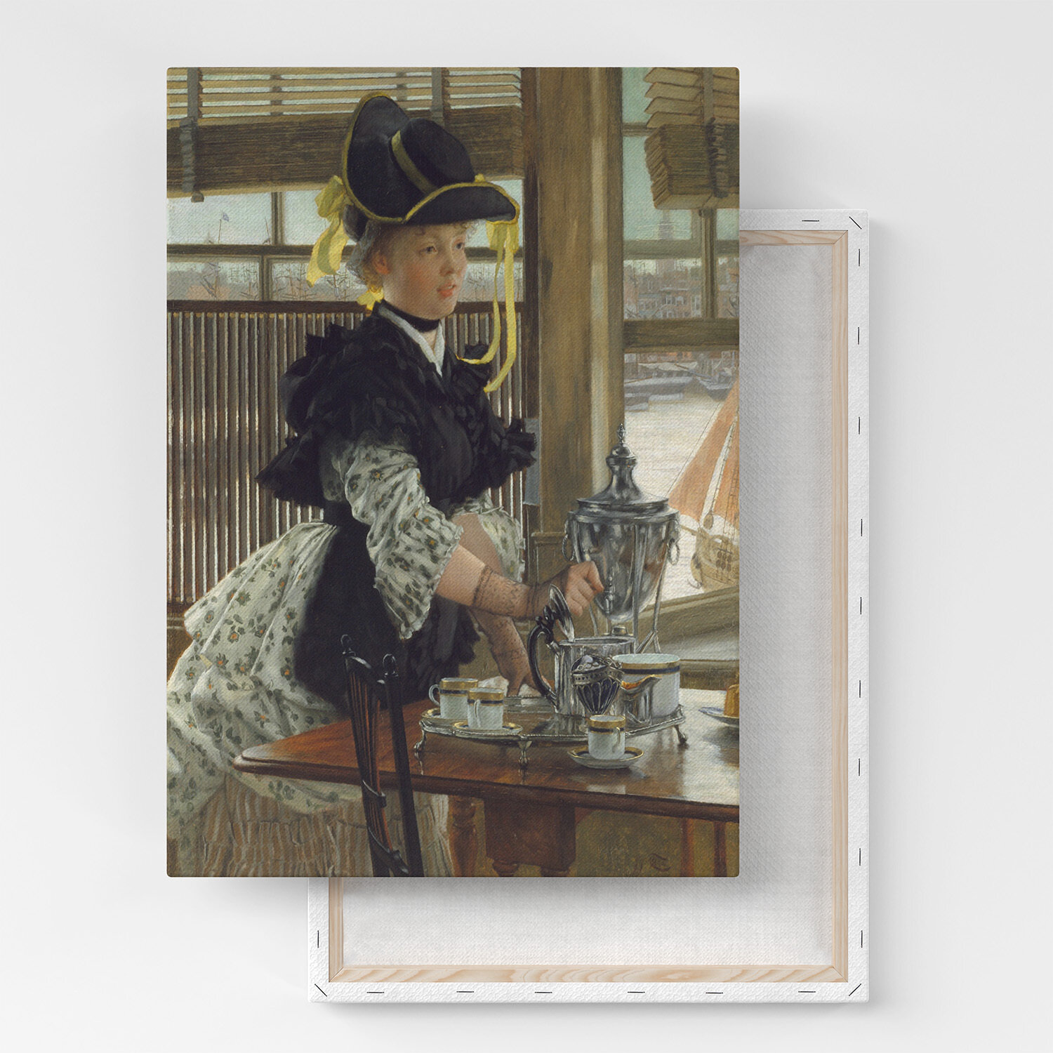 Картина на холсте, репродукция / Джеймс Тиссо - Tea / Размер 30 x 40 см