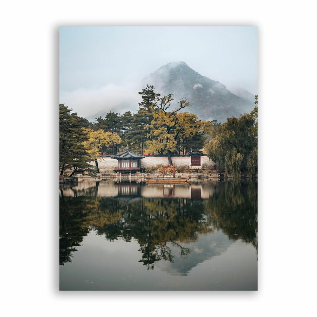 Постер, плакат на бумаге / Южная Корея / Размер 80 x 106 см