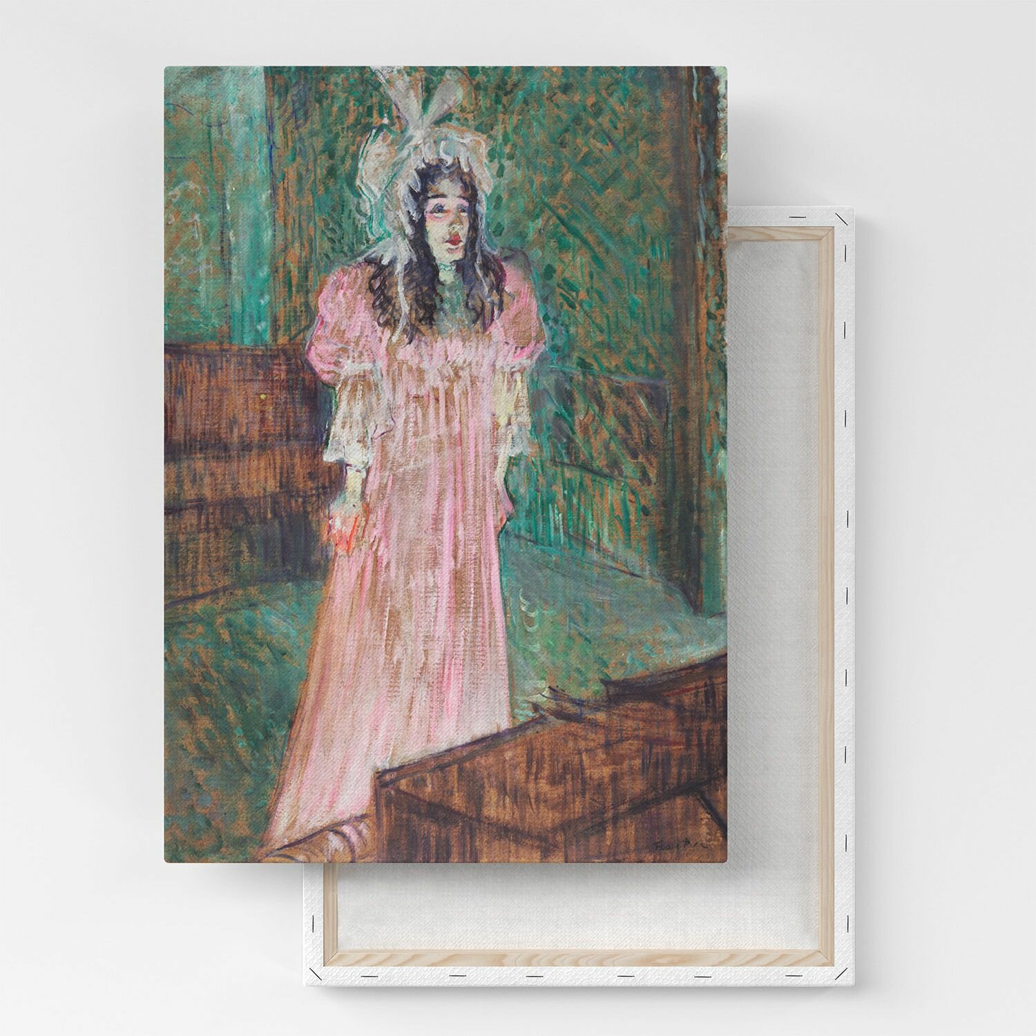 Картина на холсте, репродукция / Анри де Тулуз-Лотрек - May Belfort / Размер 40 x 53 см