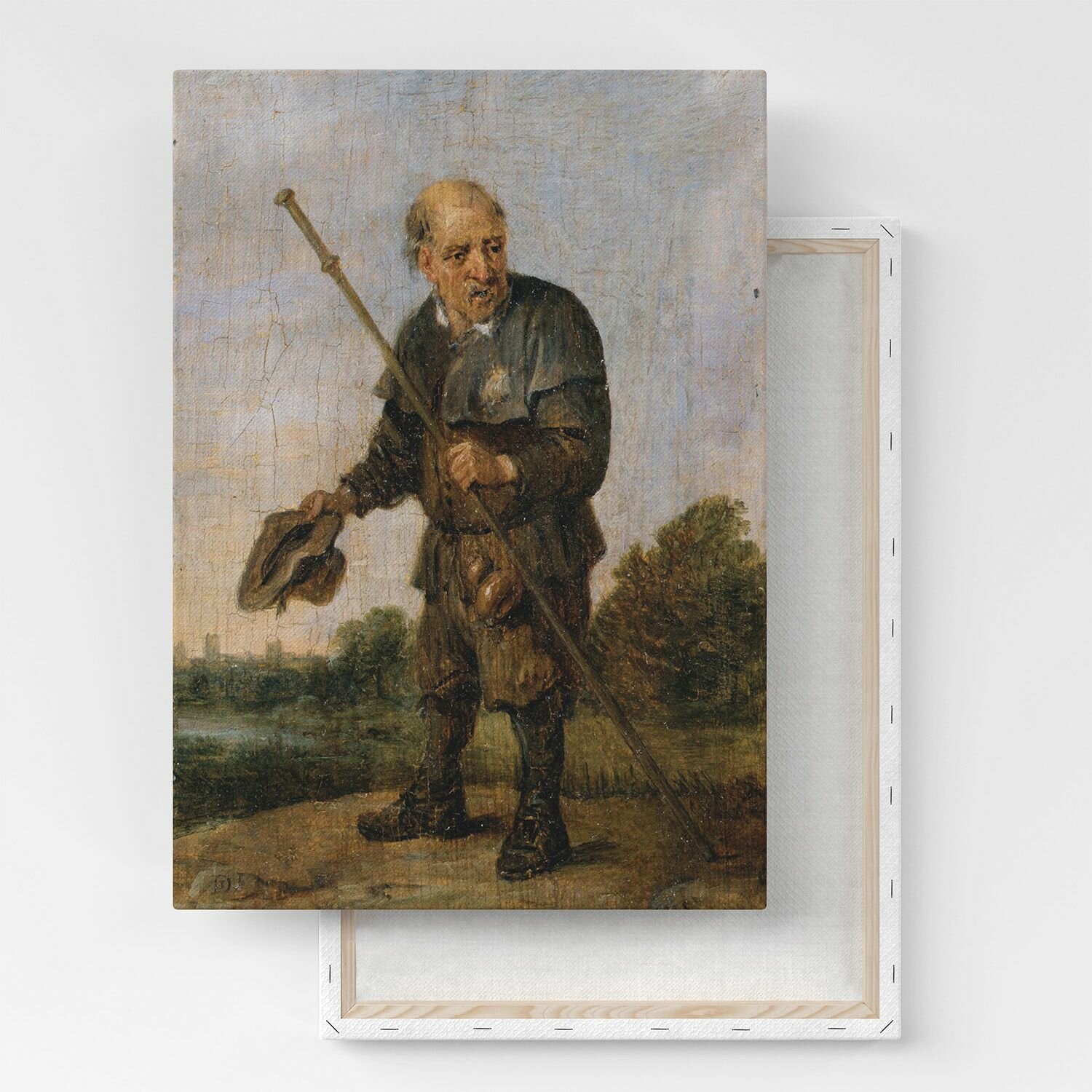 Картина на холсте, репродукция / Давид Тенирс Младший - Pilgrim / Размер 60 x 80 см