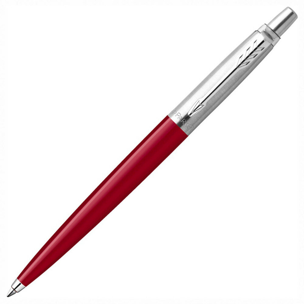 Ручка шариковая PARKER "Jotter Orig Red" корпус красный детали нержавеющая сталь синяя RG0033330 1 шт