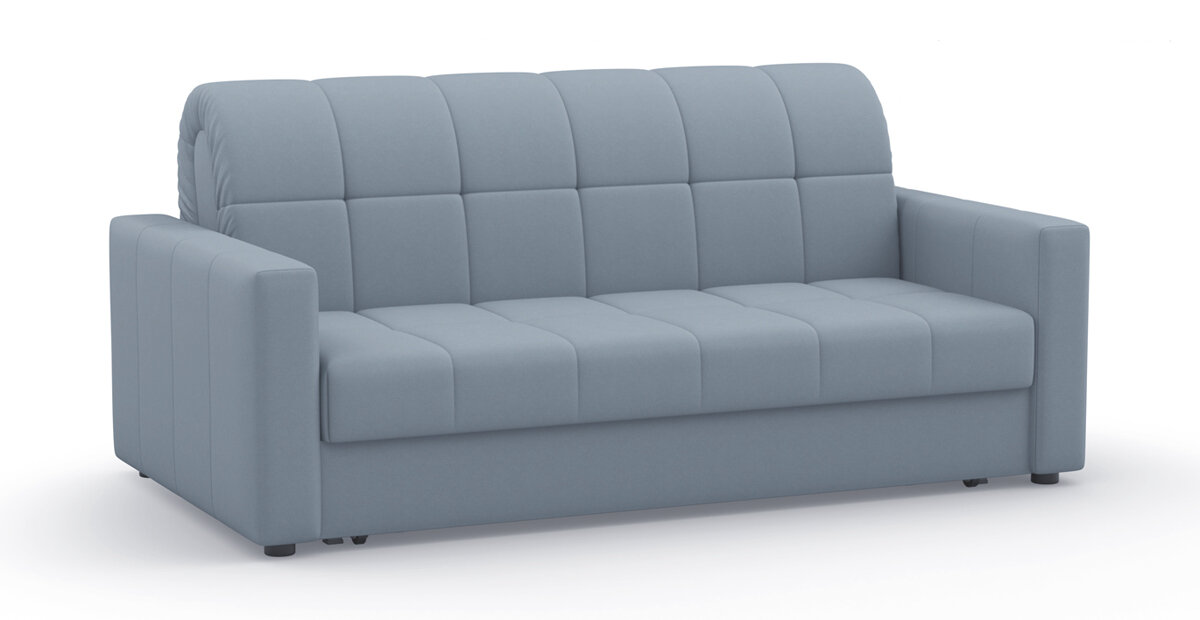 Прямой диван Цвет Диванов Инсбрук NEXT 155 K-2 190 прямой Серо-синий