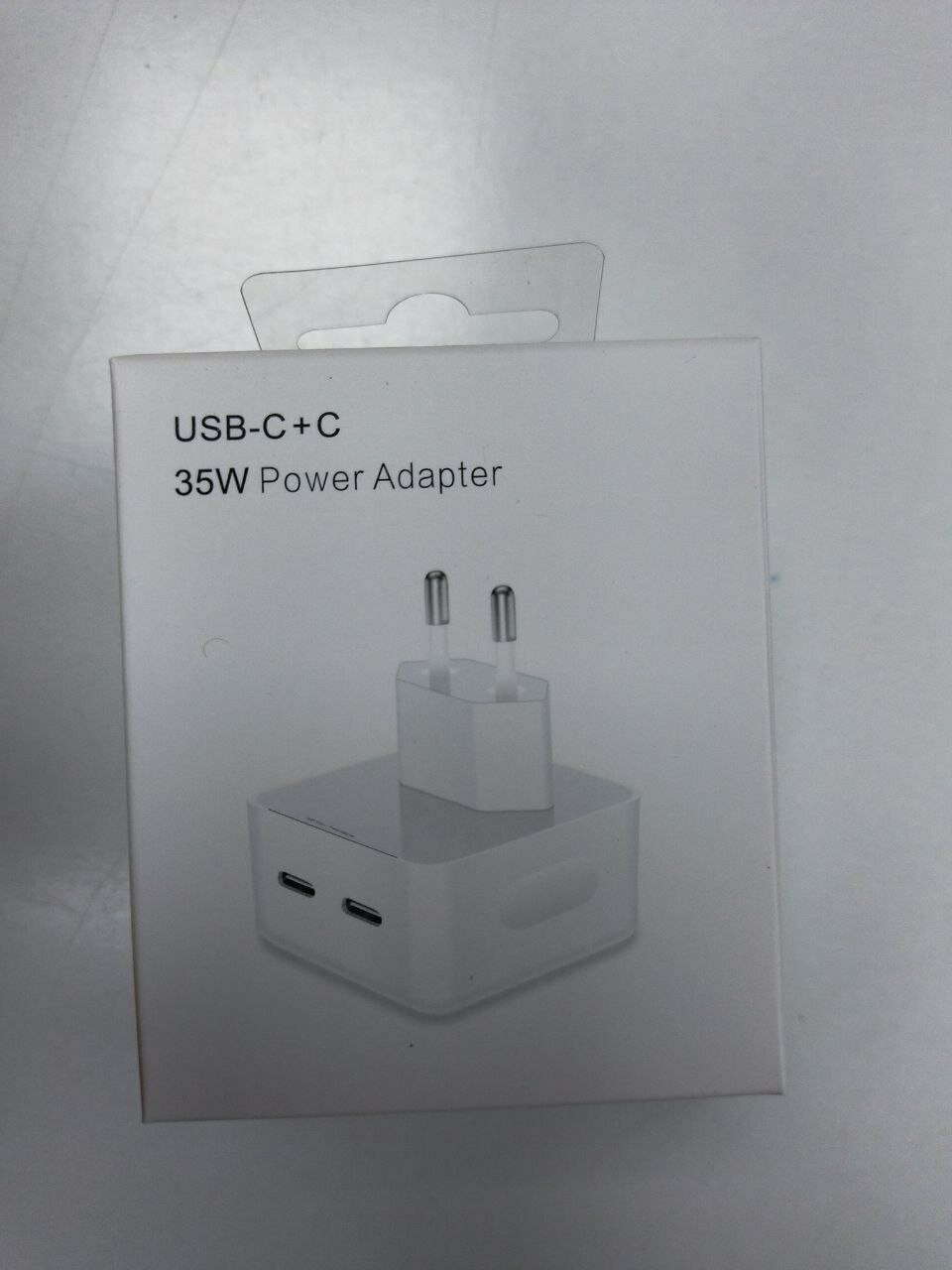 Сетевое зарядное устройство 35W / блок на 2 выхода Type-C / быстрая зарядка