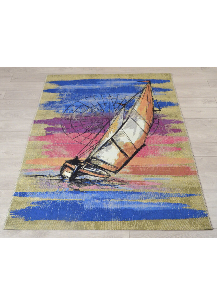 Безворсовый ковёр Египет Ред Си 536 Х размер 110х170