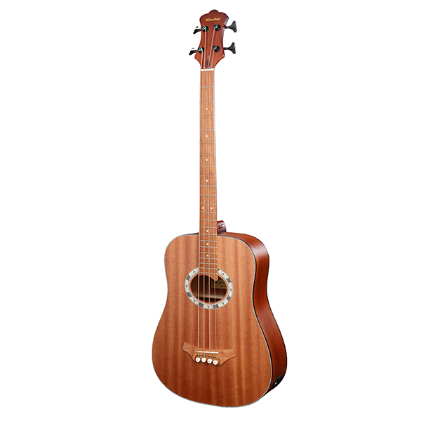 ML-AB1-MAH/EQ Электро-акустическая бас-гитара, цвет натуральный, MiLena-Music