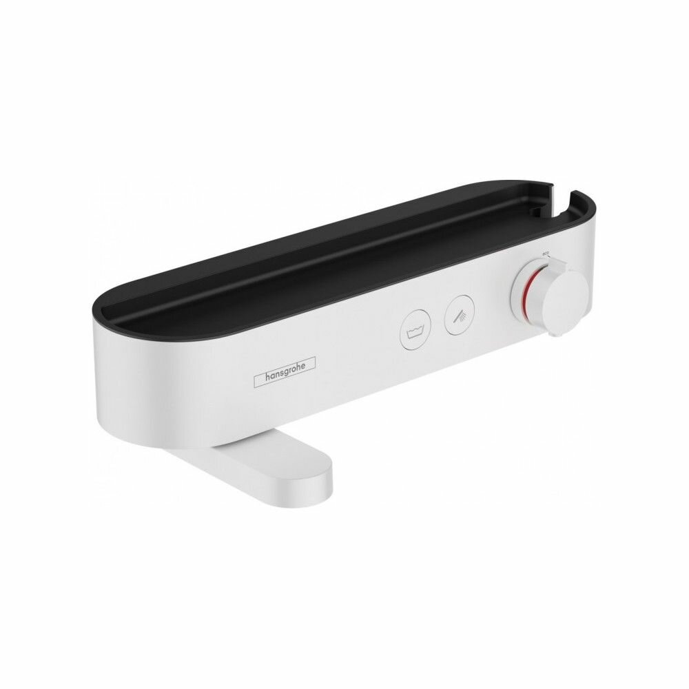 Термостатический смеситель для ванны Hansgrohe ShowerTablet Select матовый белый 24340700