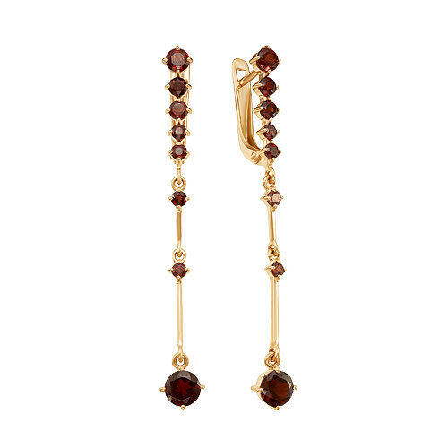 Серьги, золото, 585 проба