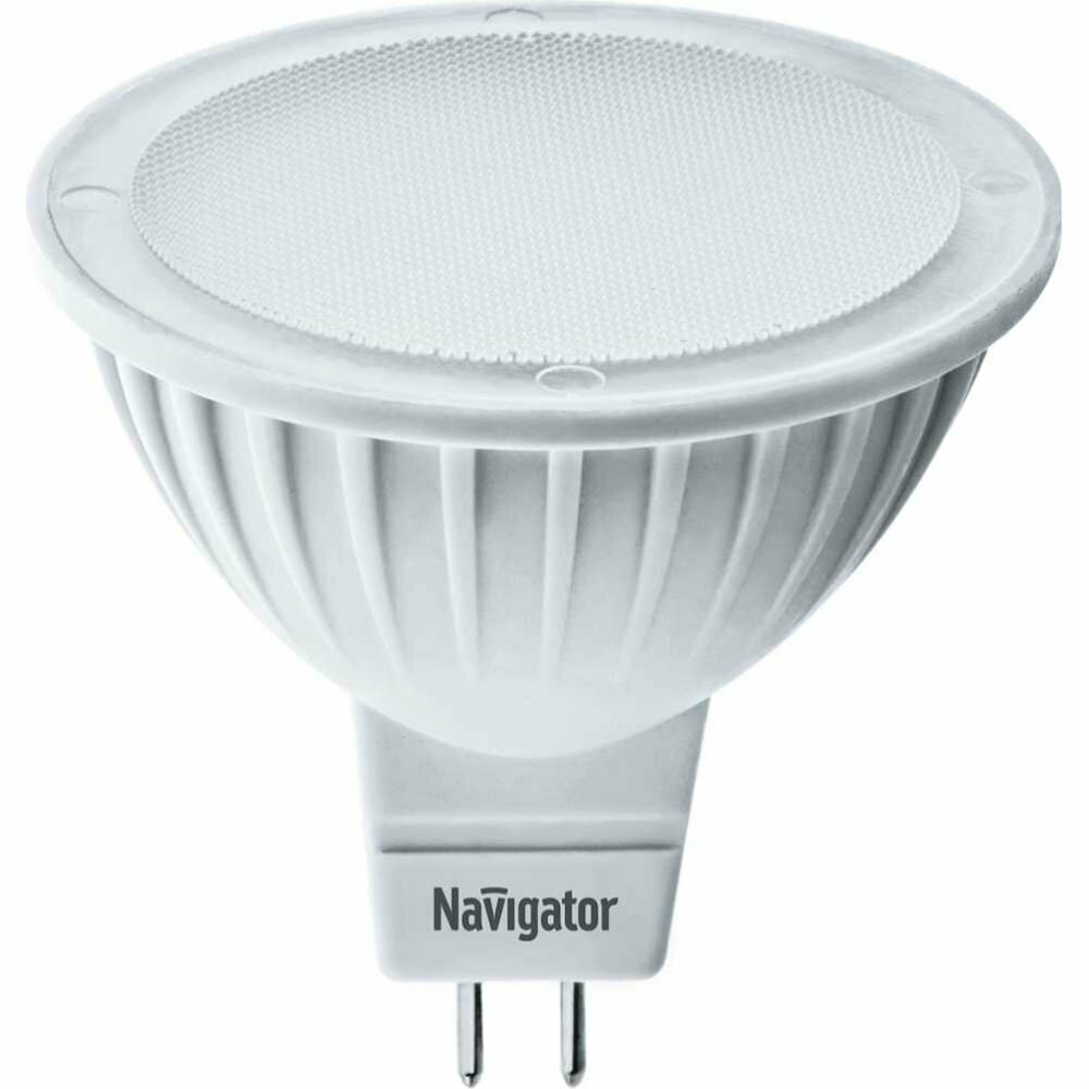 Светодиодная лампа Navigator NLL-MR16-5-230-3K-GU5.3 5Вт 3000К 170-260В 94263, 5 Вт тёплый белый свет софитный тип