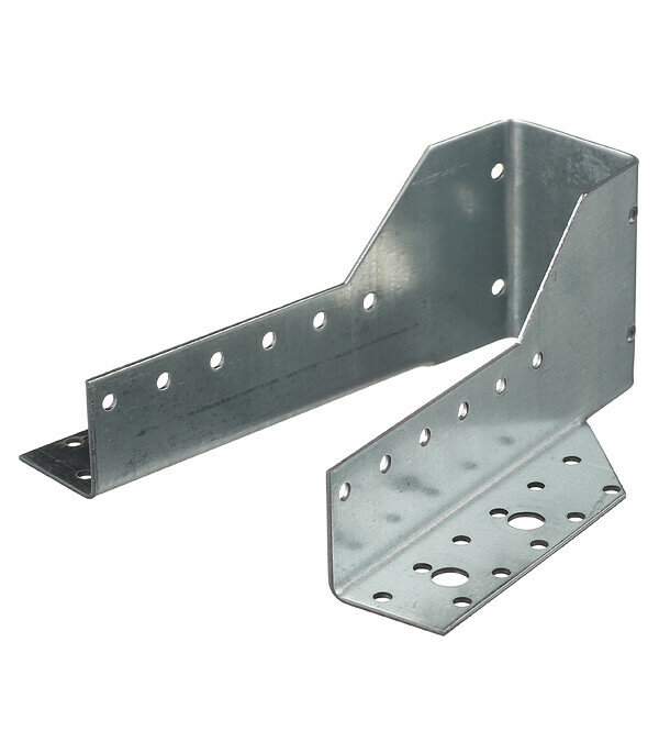 Опора бруса раскрытая оцинкованная 165х76х50х2 мм 44548