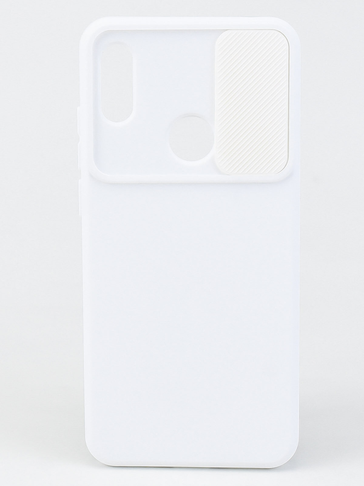 Силиконовый чехол бампер на Хуавей 8А, Y6 (2019) со шторкой, защитная противоударная накладка на телефон Huawei 8A, Y6 (2019) с защитой камеры