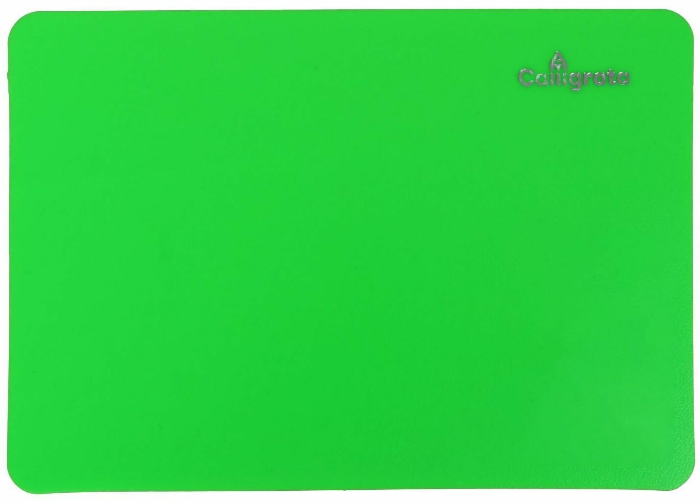 Доска для лепки из пластилина "Яркое творчество", пластиковый коврик для детского творчества, накладка на стол, А5, неон зелёный