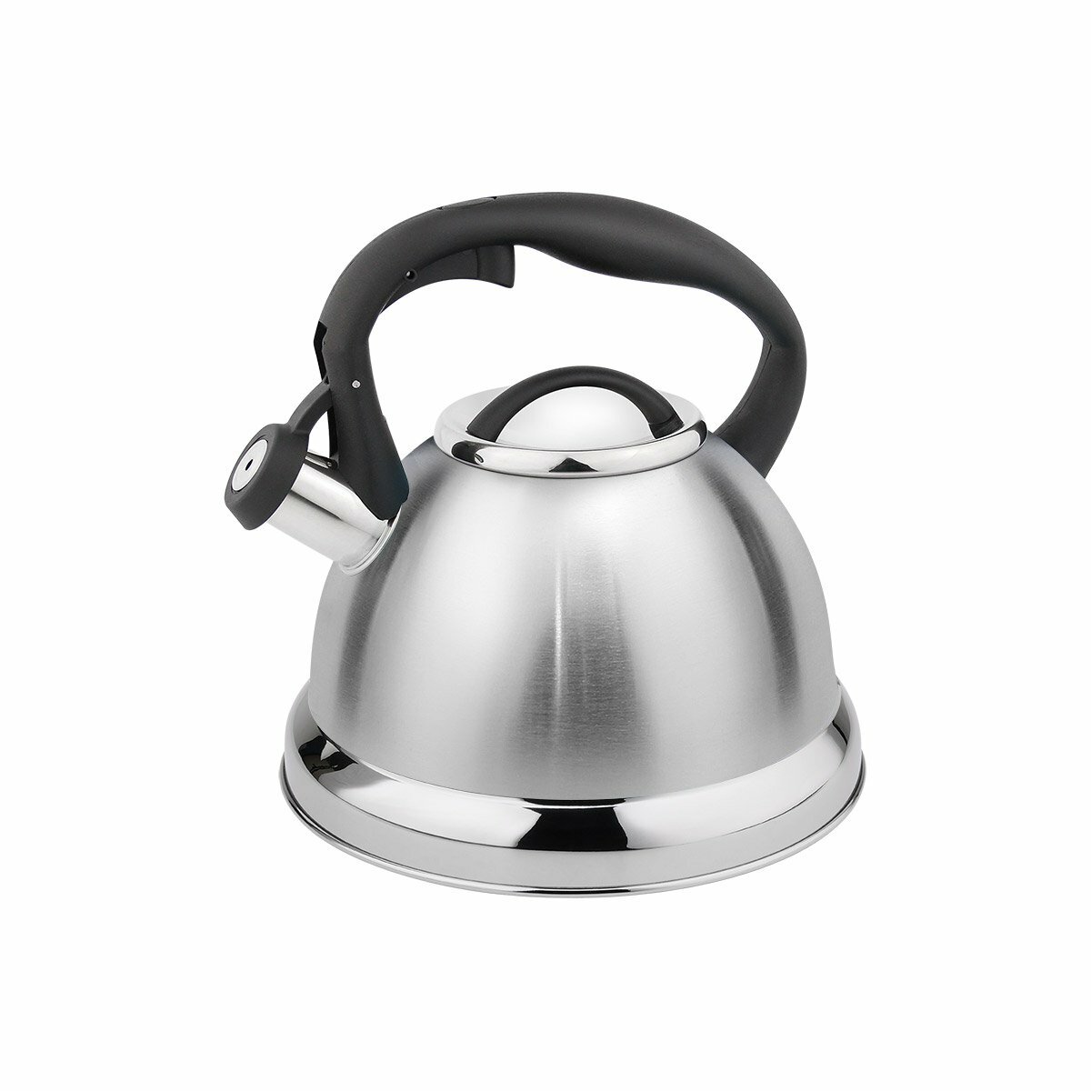Чайник UNICO STILE 3 5 л нержавеющая сталь со свистком смешанная полировка ручка soft-touch для всех типов плит