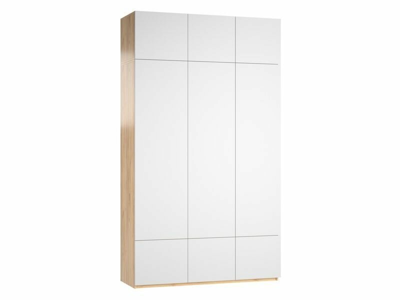 Шкаф распашной для одежды "Дуглас 4" 135х240х50 Дуб крафт золотой / Лотос