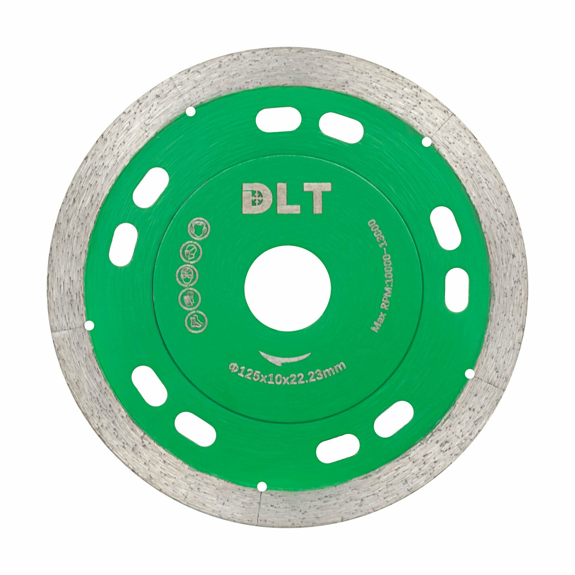 Диск алмазный DLT №17 (Slim-CERAMIC) 125мм, посадочный Ø 22,23мм, толщина 1,2мм (гранит), арт.1417