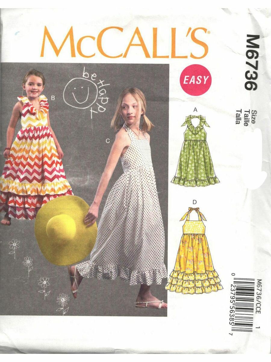 Выкройка платья