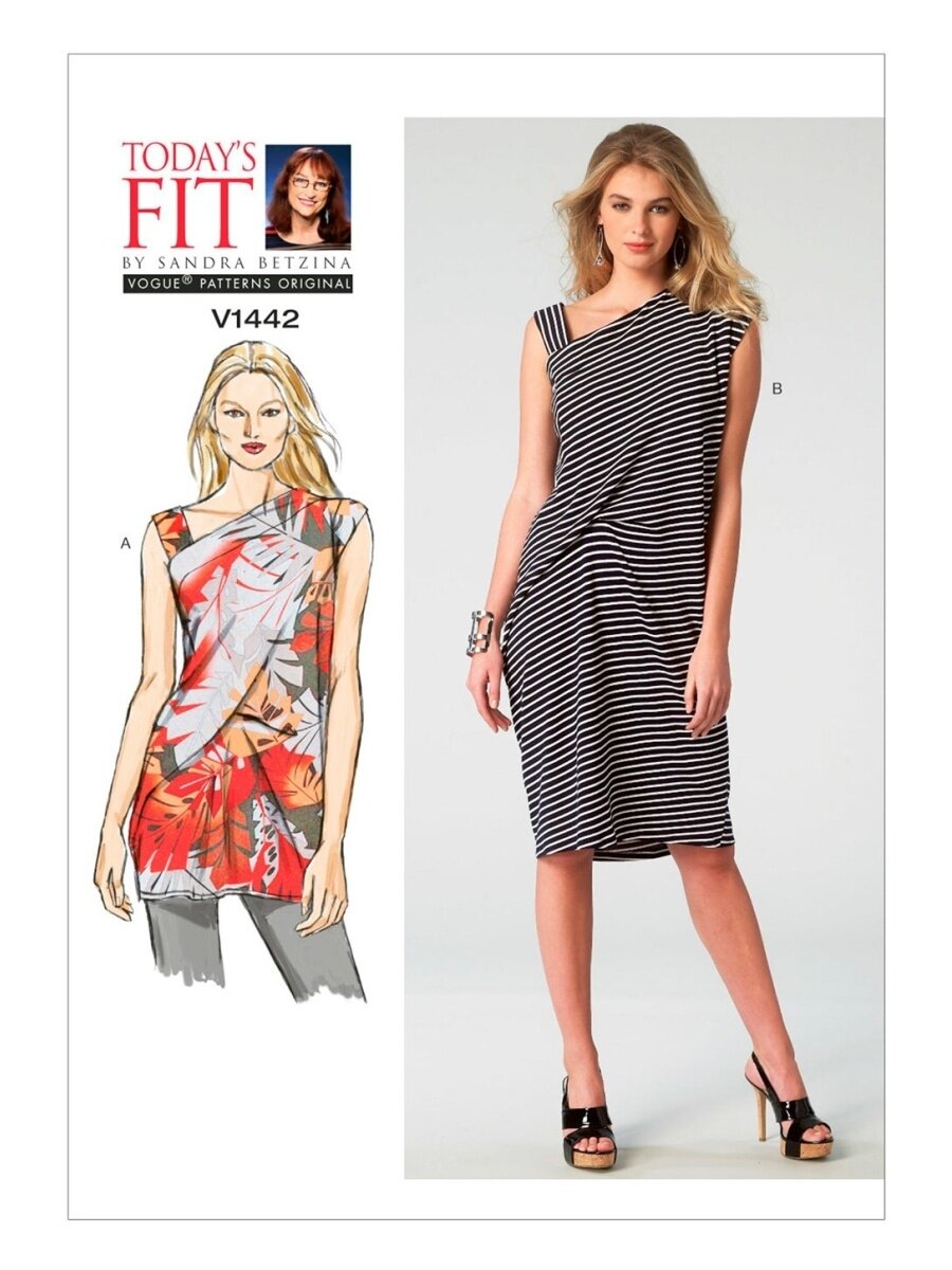 Выкройка VOGUE №1442 Платье, туника