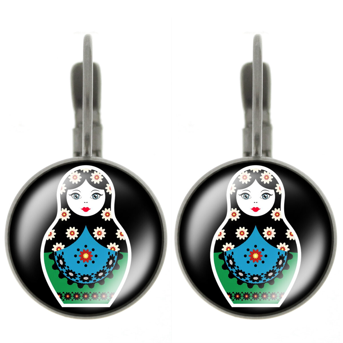 Серьги, эпоксидная смола