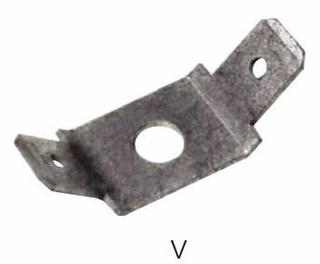 Разветвитель медно луженый не изолированный двойной для плоских клемм 6,3х0,8мм арт. 44158 Weitkowitz (Германия) (10 штук)