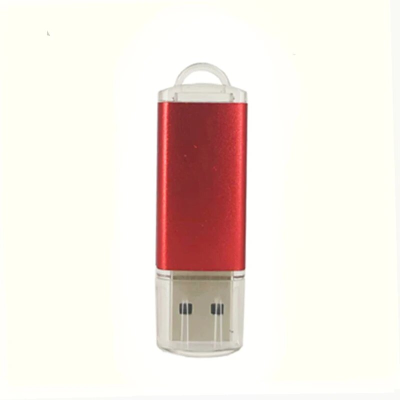 Металлические USB-флешки exuanck 128/64/32/8/4 ГБ 4GB-100PCS, red
