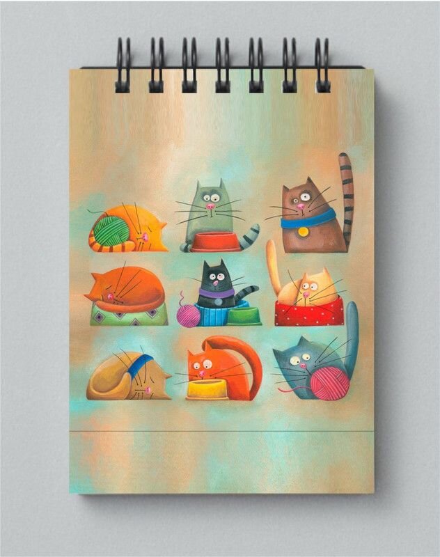 Блокнот для записей MIGOM А3 "Котики" - 3