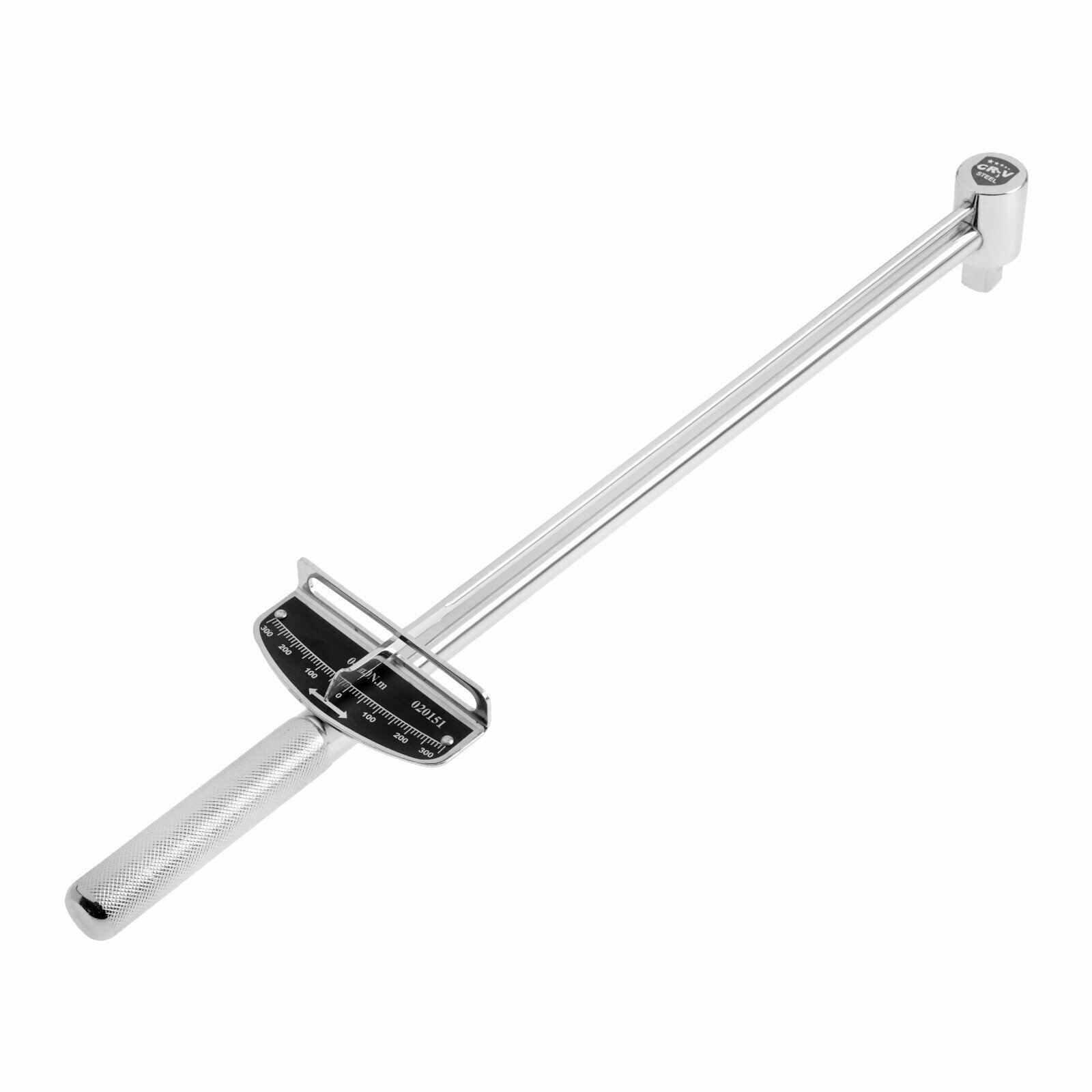 Динамометрический ключ стрелочный тундра, под квадрат 1/2", до 300 Н*м