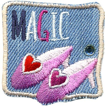 HKM 32841/1SB Термоаппликация "Магия туфель", 5.5 х 3 см