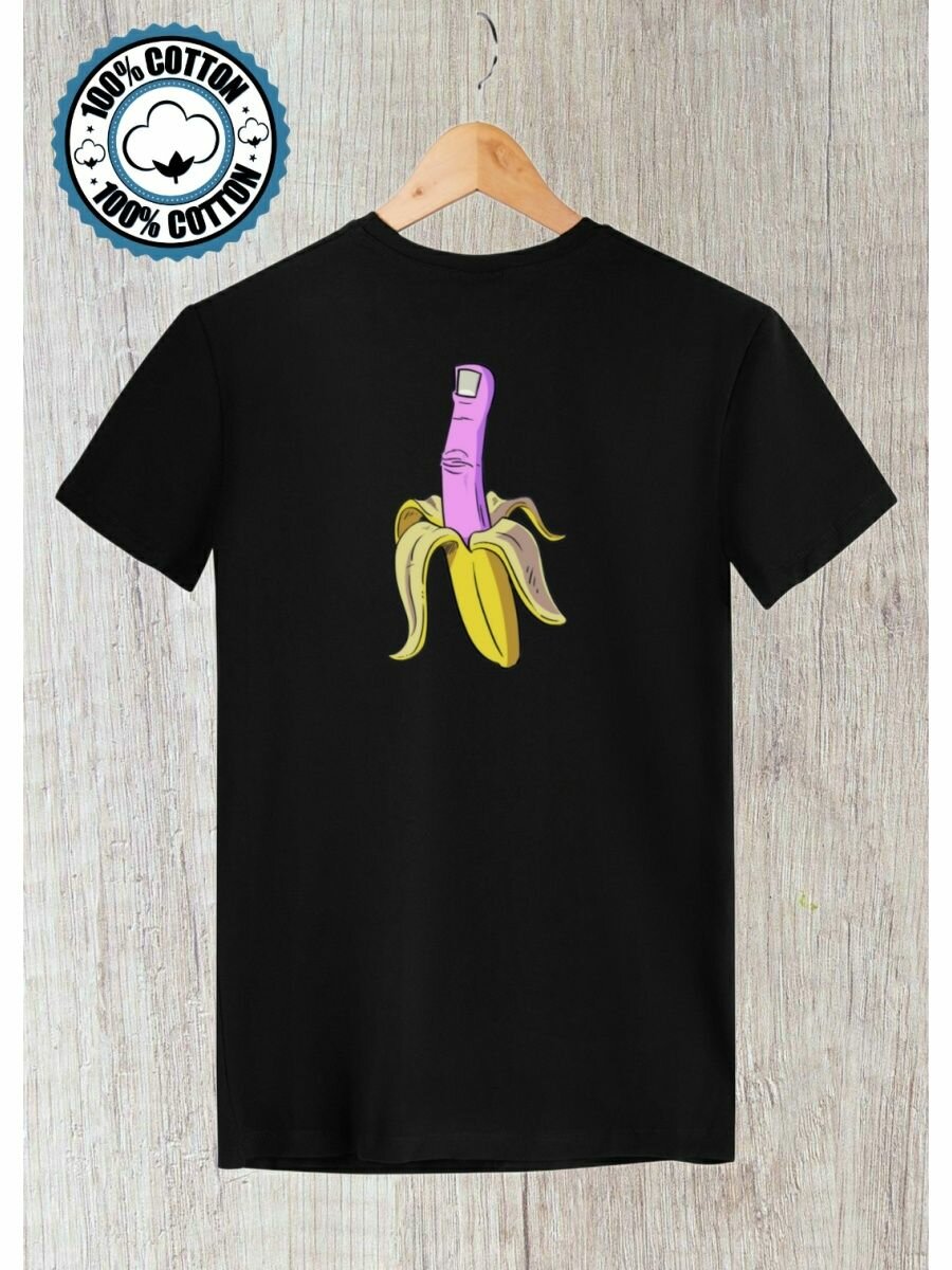 Футболка banana банан с пальцем