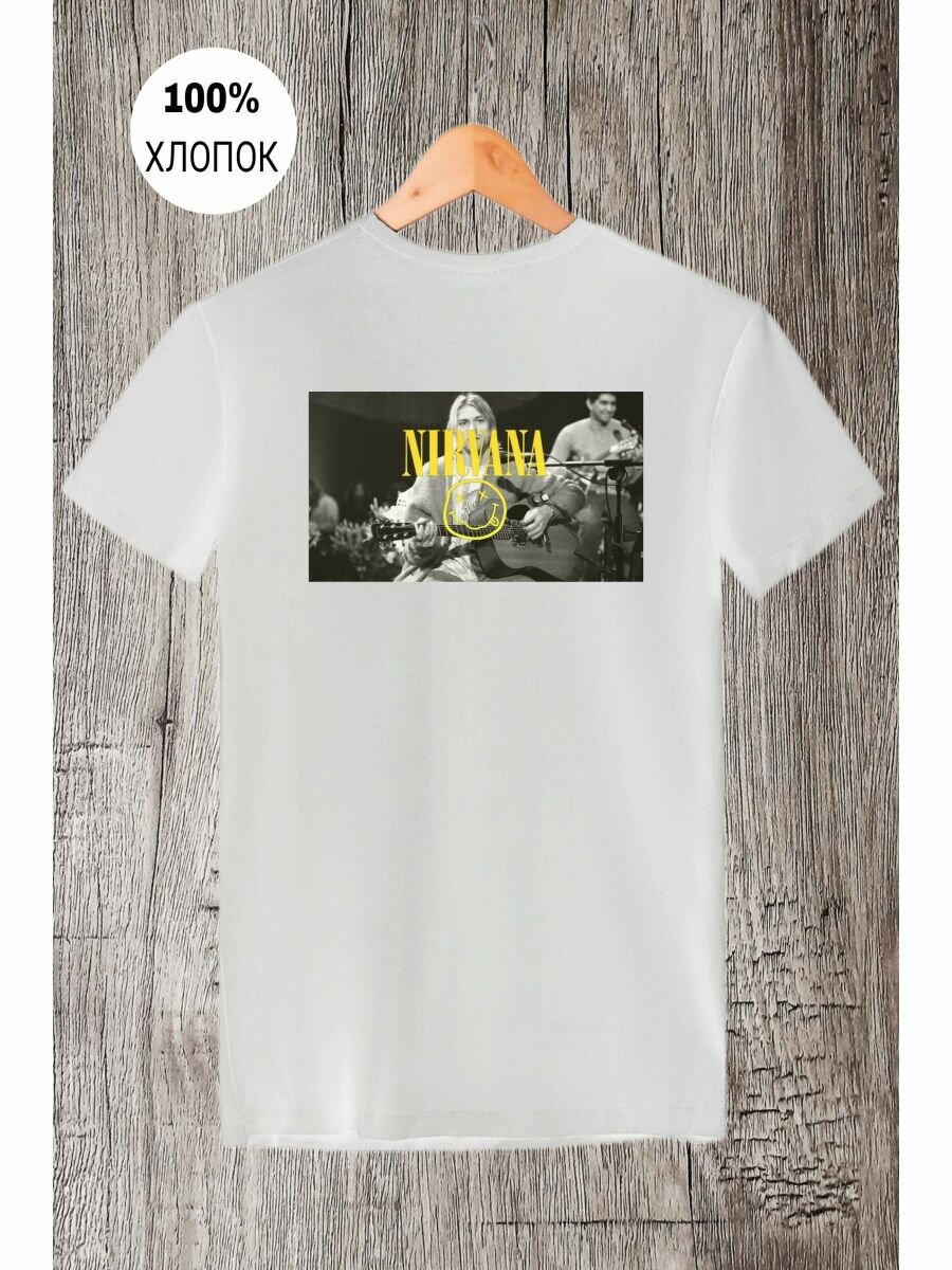 Футболка курт кобейн nirvana kurt cobain