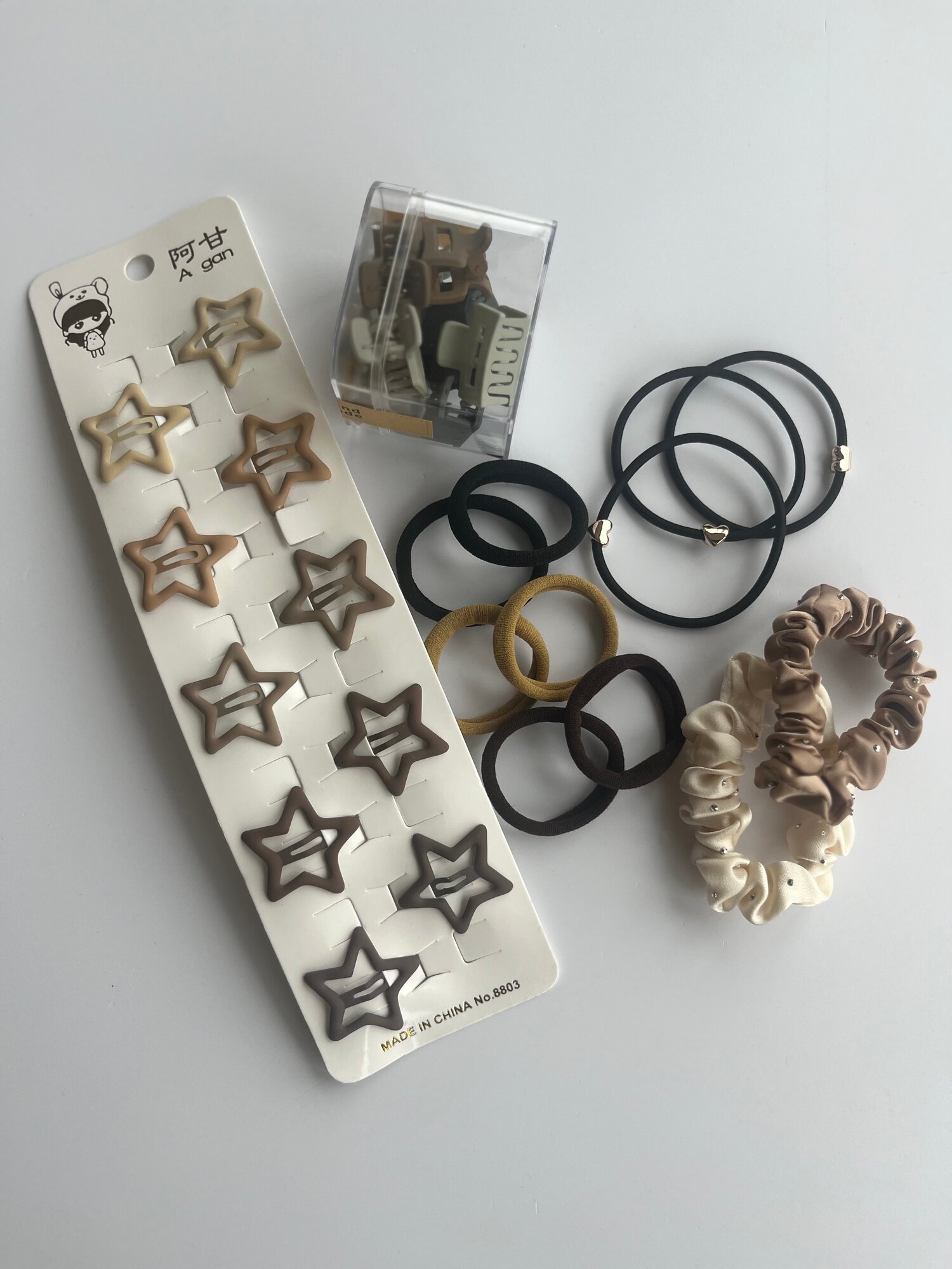 Резинки для волос набор / Комплект резинок для волос