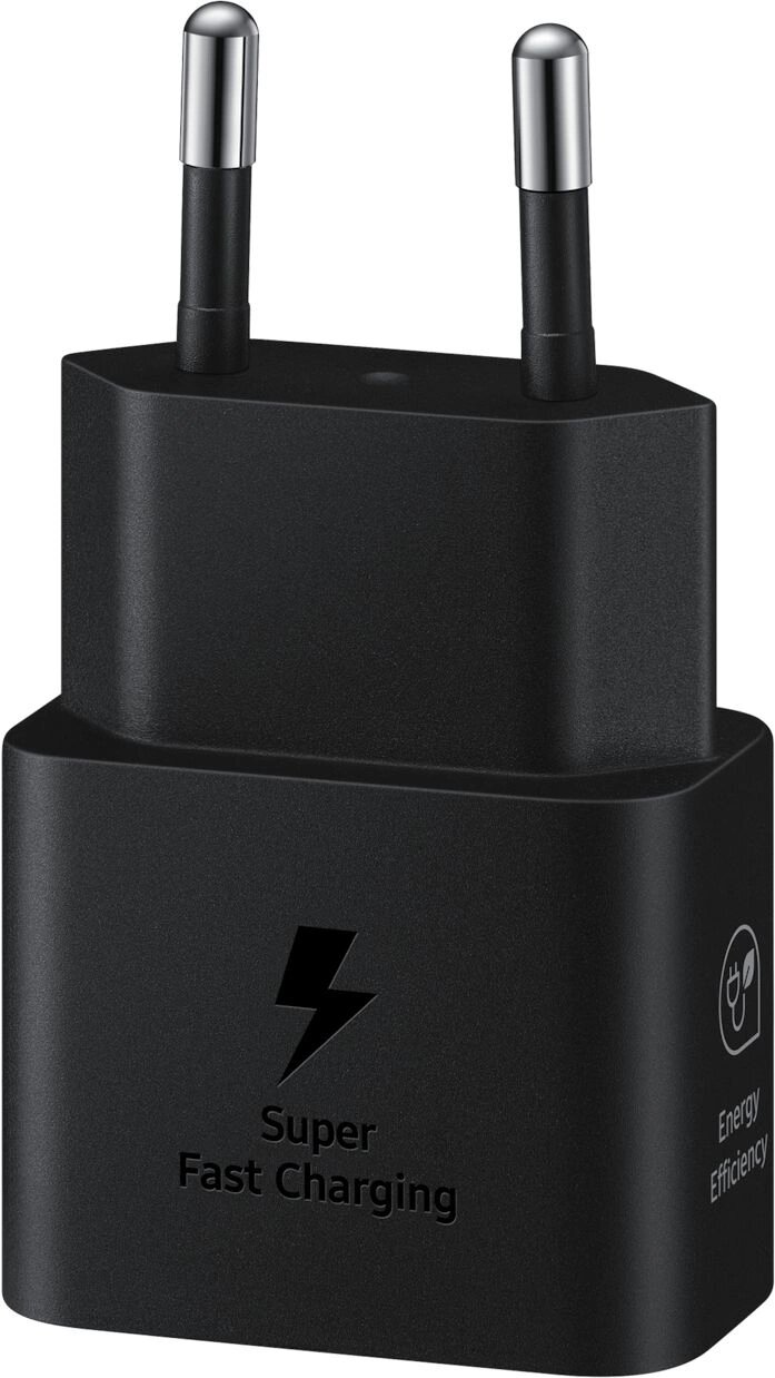 Зарядное устройство Samsung 25 Вт PD PPS Super Fast GaN 1 м USB C (EP-T2510) Черный Original