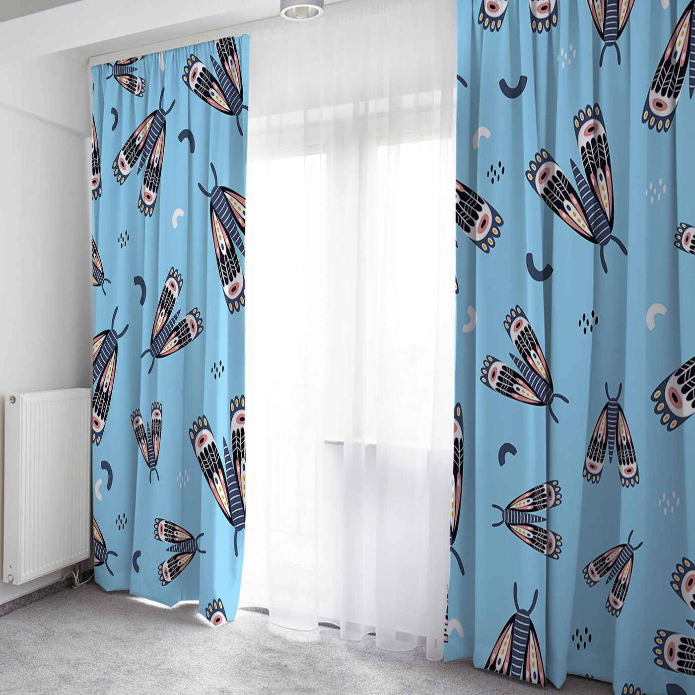 Шторы (фотошторы) из габардина, 290х220 см, Good Room