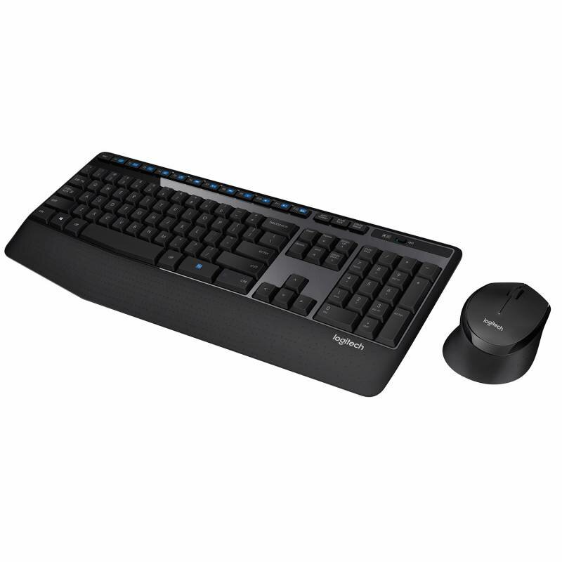 Клавиатура и мышь Logitech MK345, черный