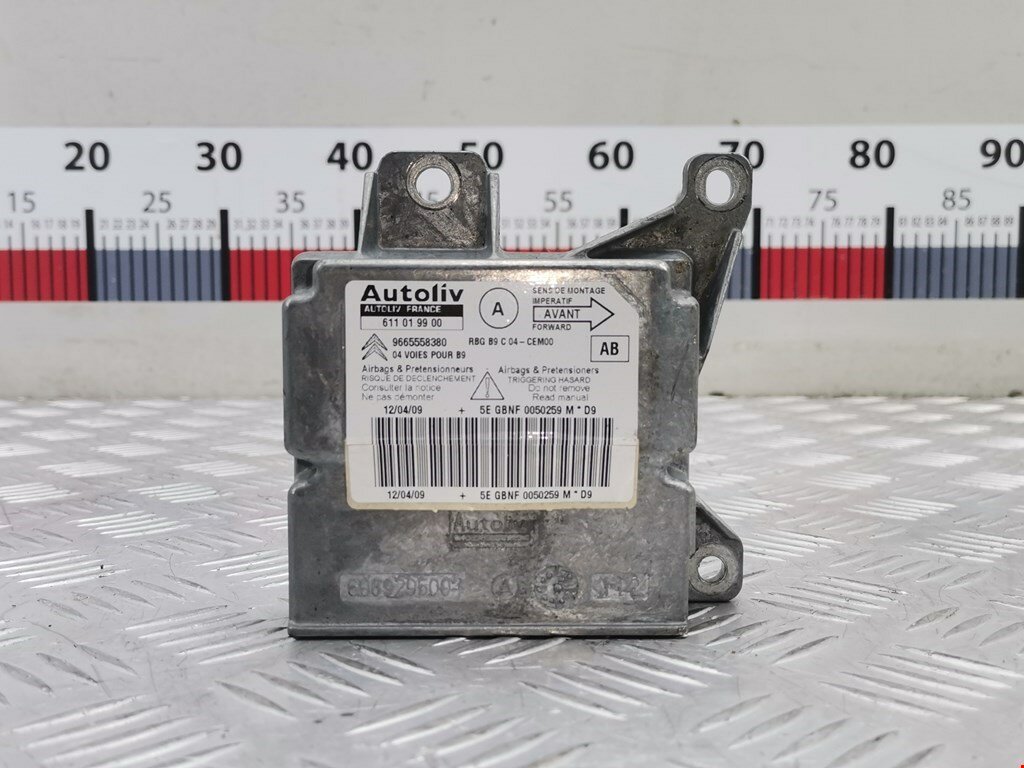 Блок управления Air Bag Citroen Berlingo 2 (B9) 9665558380 арт. 1751540