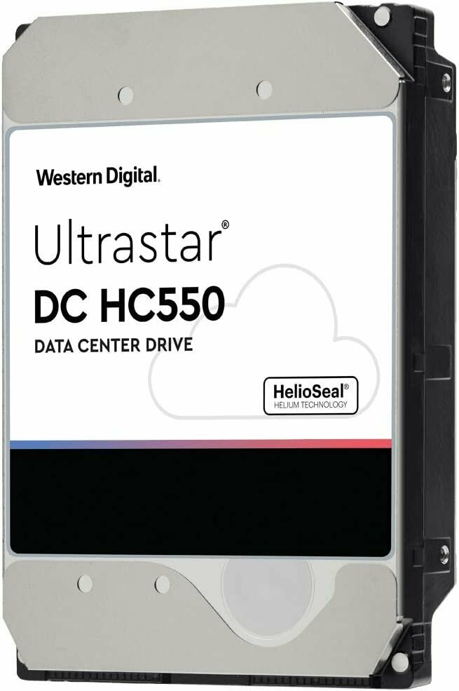 Жесткий диск WD Ultrastar DC HC550 WUH721816AL5204 16TB, SAS 3.0, 3.5" (0f38357)