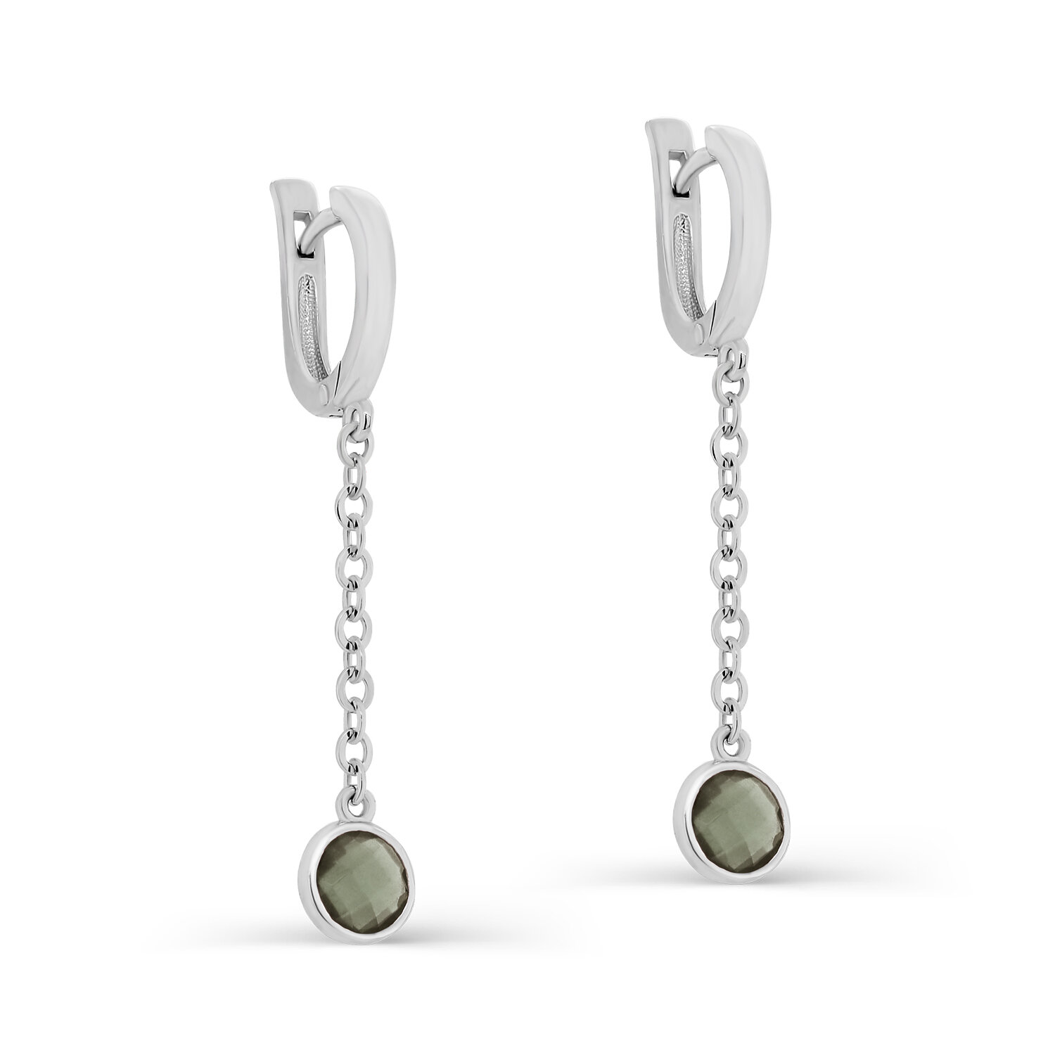 Подвеска для серег, серебро, 925 проба, алпанит