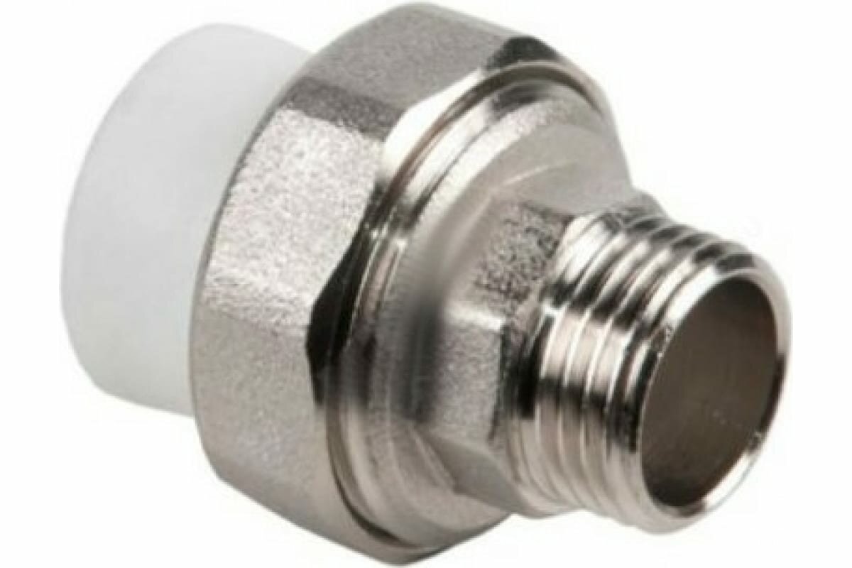 10640 RTP разъемная комбинированная муфта американка с наружной резьбой D20х1/2 мм