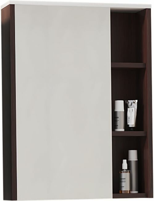 Зеркало-шкаф Mixline Боско 65 L венге/белый