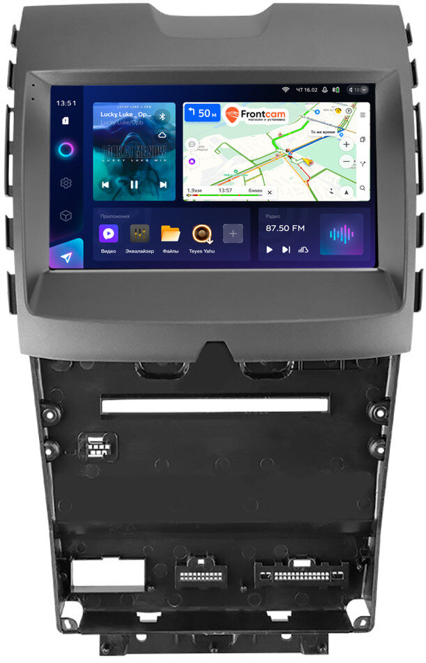 Штатная магнитола Ford Edge 2 2015-2024 Teyes CC3 2K 6/128 9.5" RM-9-3673 Android 10 (4G-SIM, DSP, QLed)