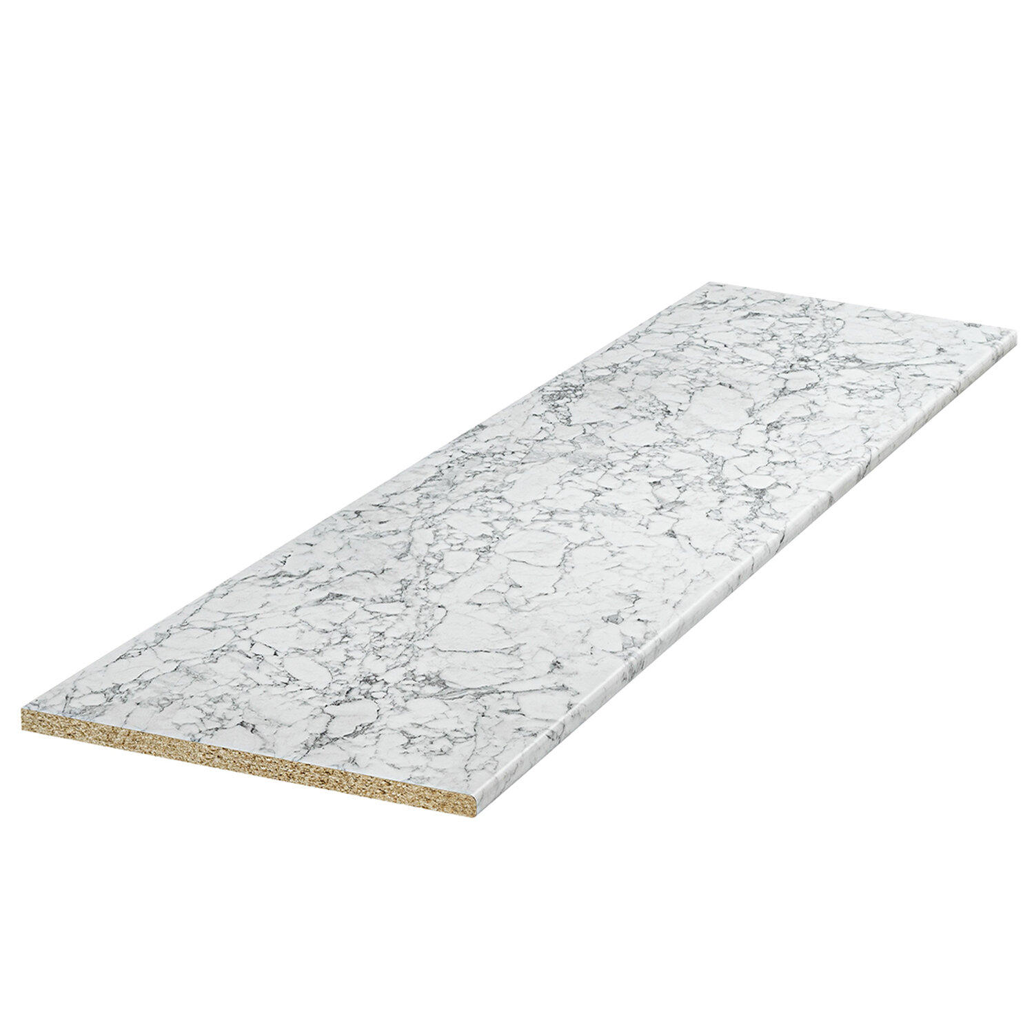 Столешница для кухни Скиф 1400х600x26мм с кромкой. Цвет - Мрамор итальянский