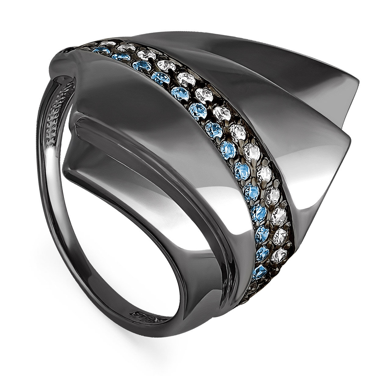 Кольцо, серебро, 925 проба