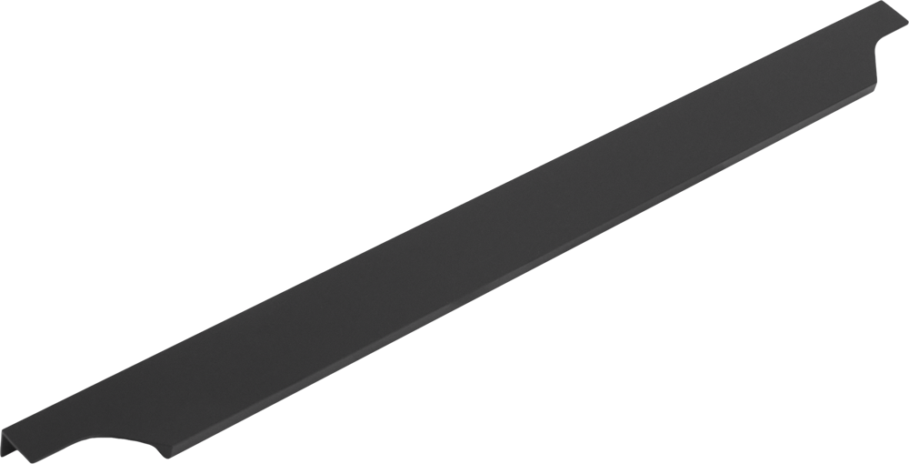 Мебельная ручка-профиль черная 448 мм