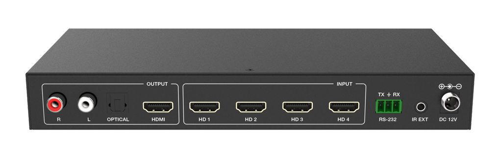 [ss-mv41-2] бесподрывный презентационный коммутатор 4х1 digis, 4k 60гц 4:4:4 (18гб/с), мультивьювер, х4 hdmi 2.0 вход, x1 hdmi 2.0 выход, масштабирование, де-эмбеддер, hdcp 2.2, rs232, ir, tcp/ip (gui)