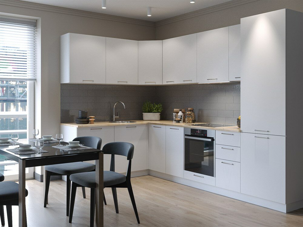 Элана Кухонный гарнитур беатрис №2 серый Серый